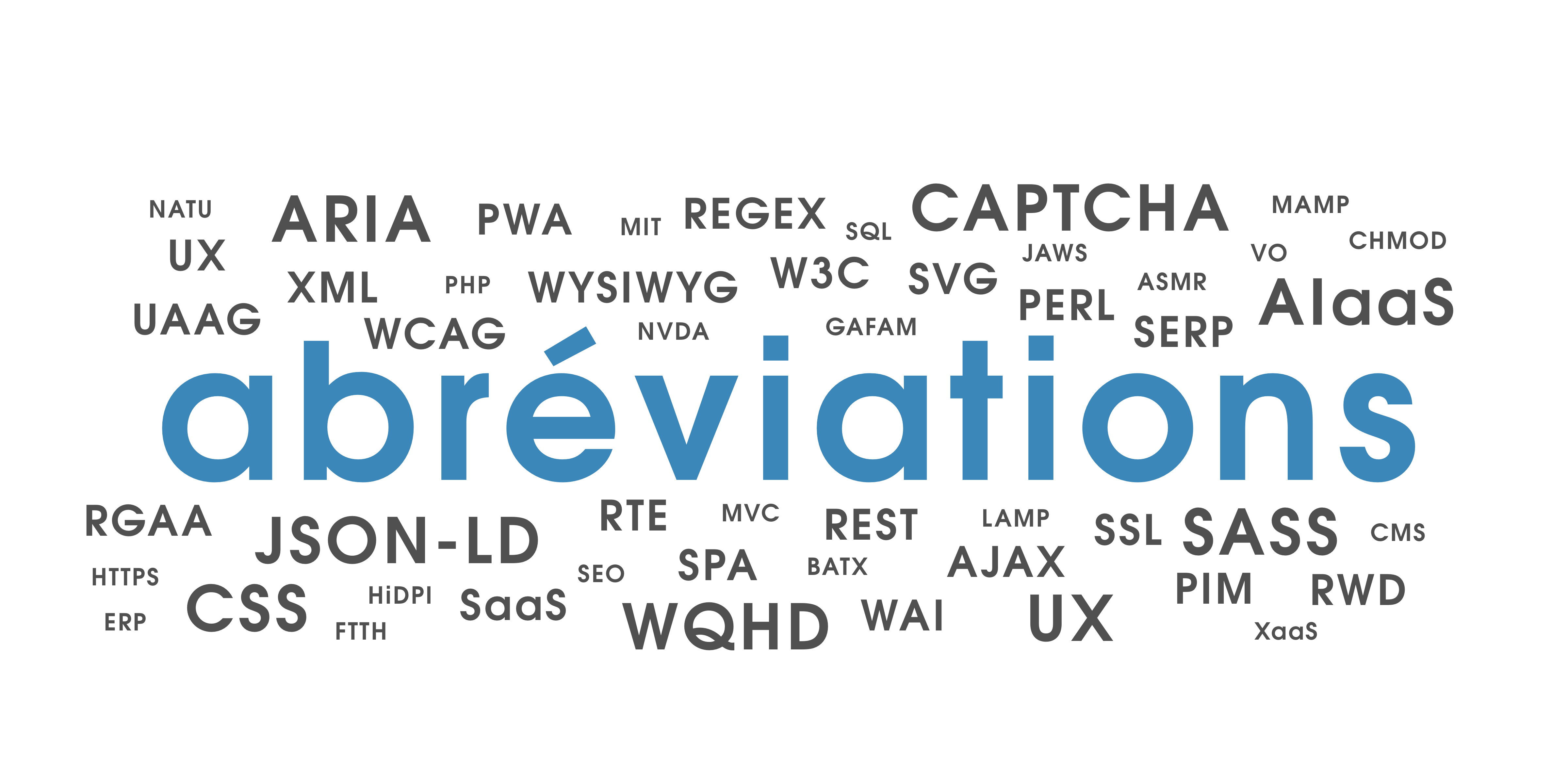 Du bon usage des abréviations - Agence web Adilade